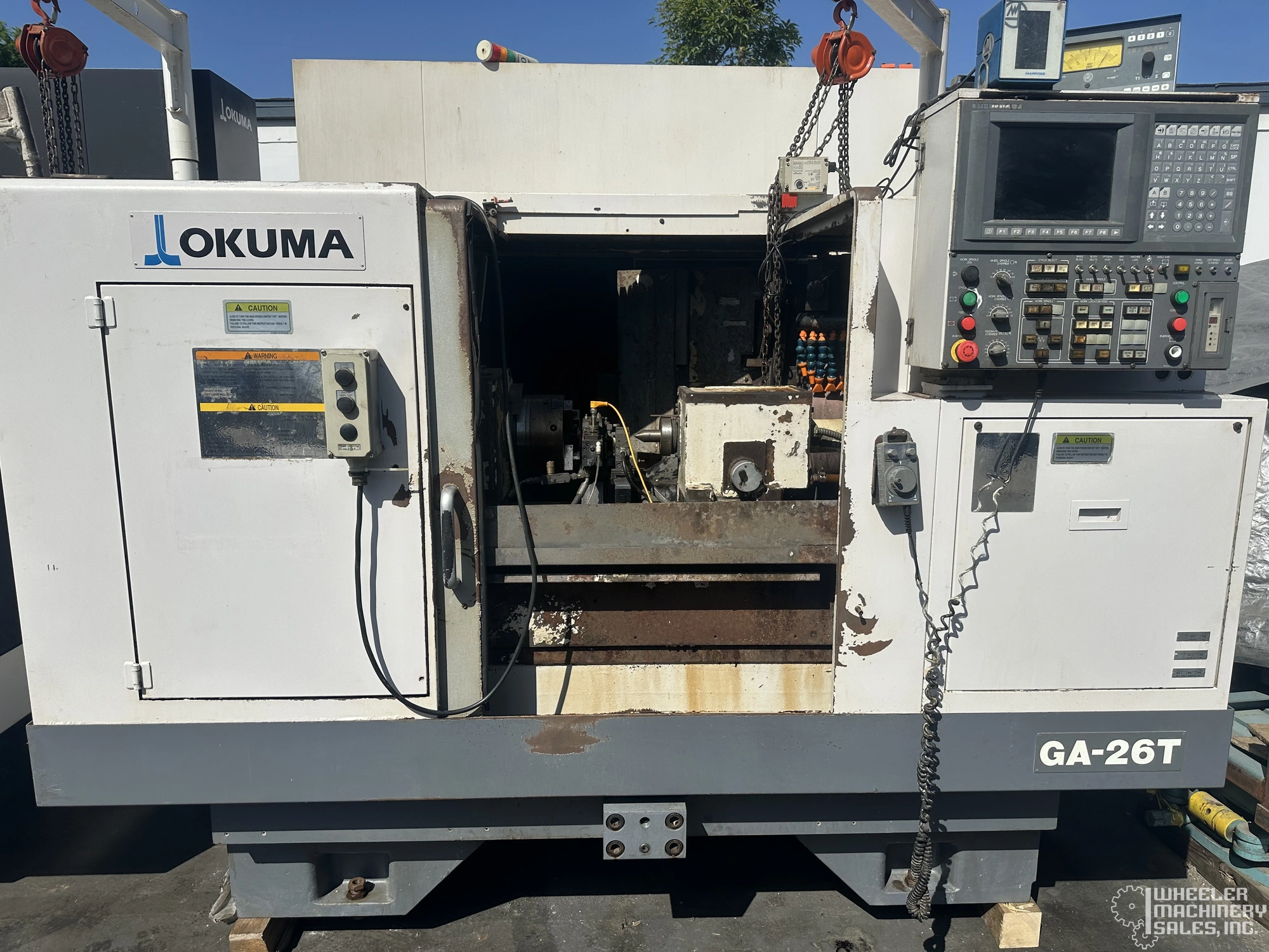 Used OKUMA GA-26T GRINDERS, CYLINDRICAL- N/C & CNC 7231 | Wheeler ...
