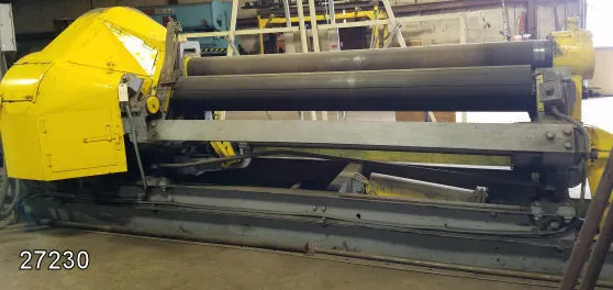 USED 8 FT. X 1/2" BERTSCH PLATE ROLL #27230 | Kempler Industries