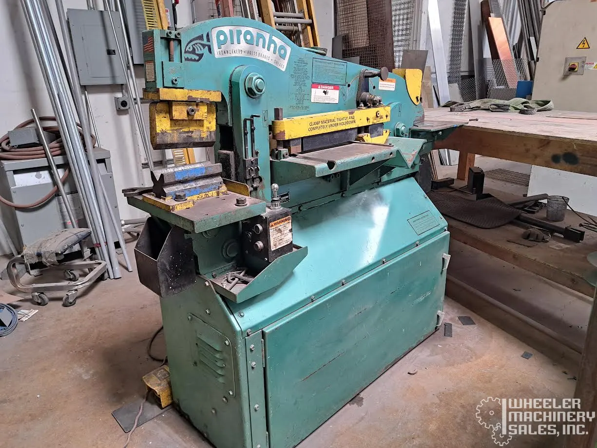 Used PIRANHA P-50 PUNCHES, IRONWORKERS 7174 | Wheeler Machinery Sales