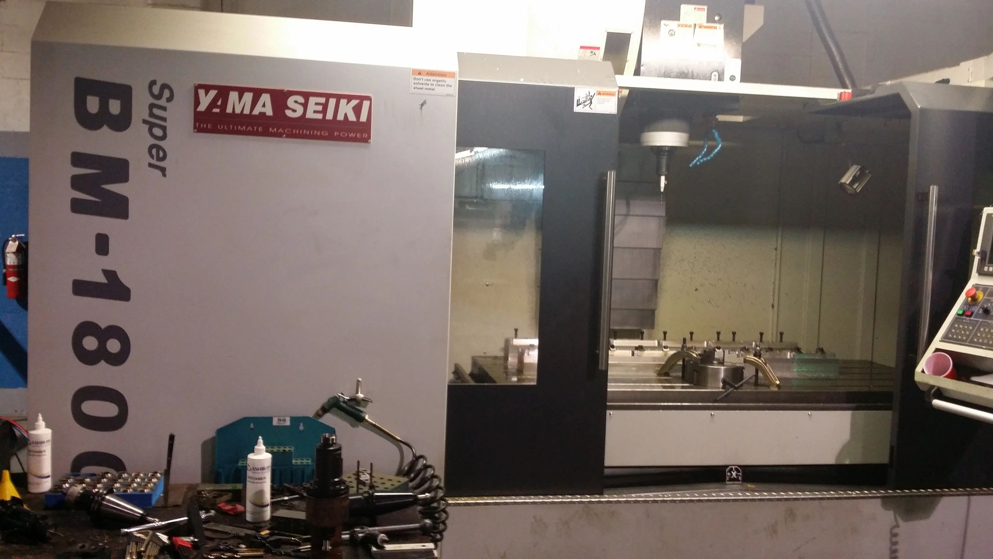 Used 2013 YAMA SEIKI SUPER BM 1800 4X Vertical Machining Centers 6651 ...