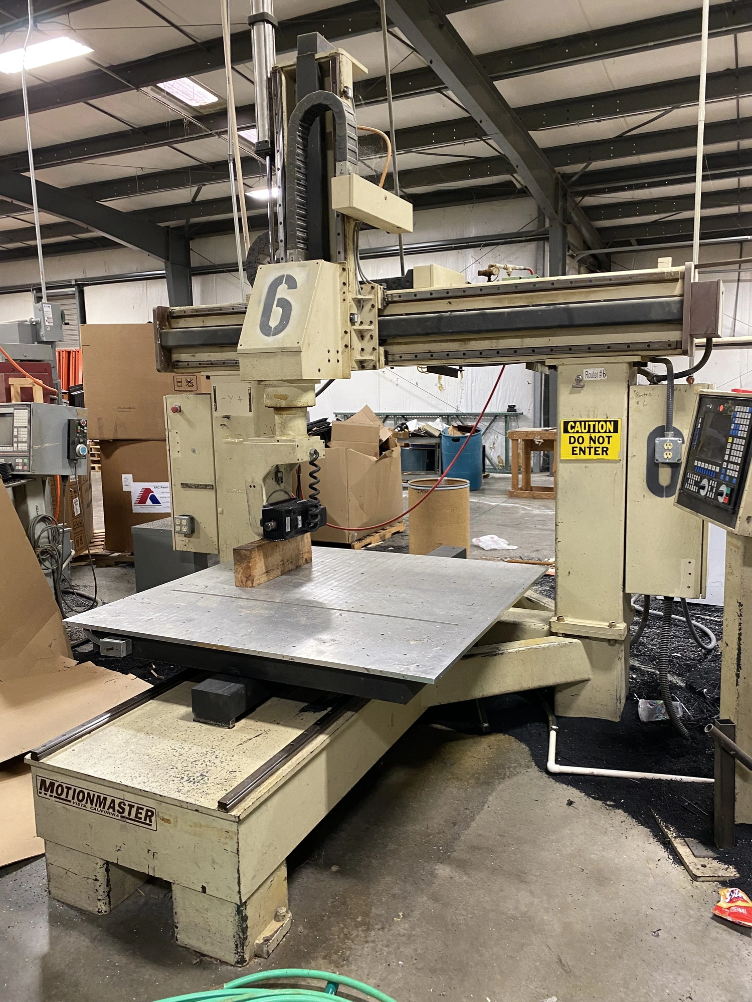 Used MOTION MASTER 5' x 5' Used 5 Axis CNC Routers 202857 | PlastiMach Corp