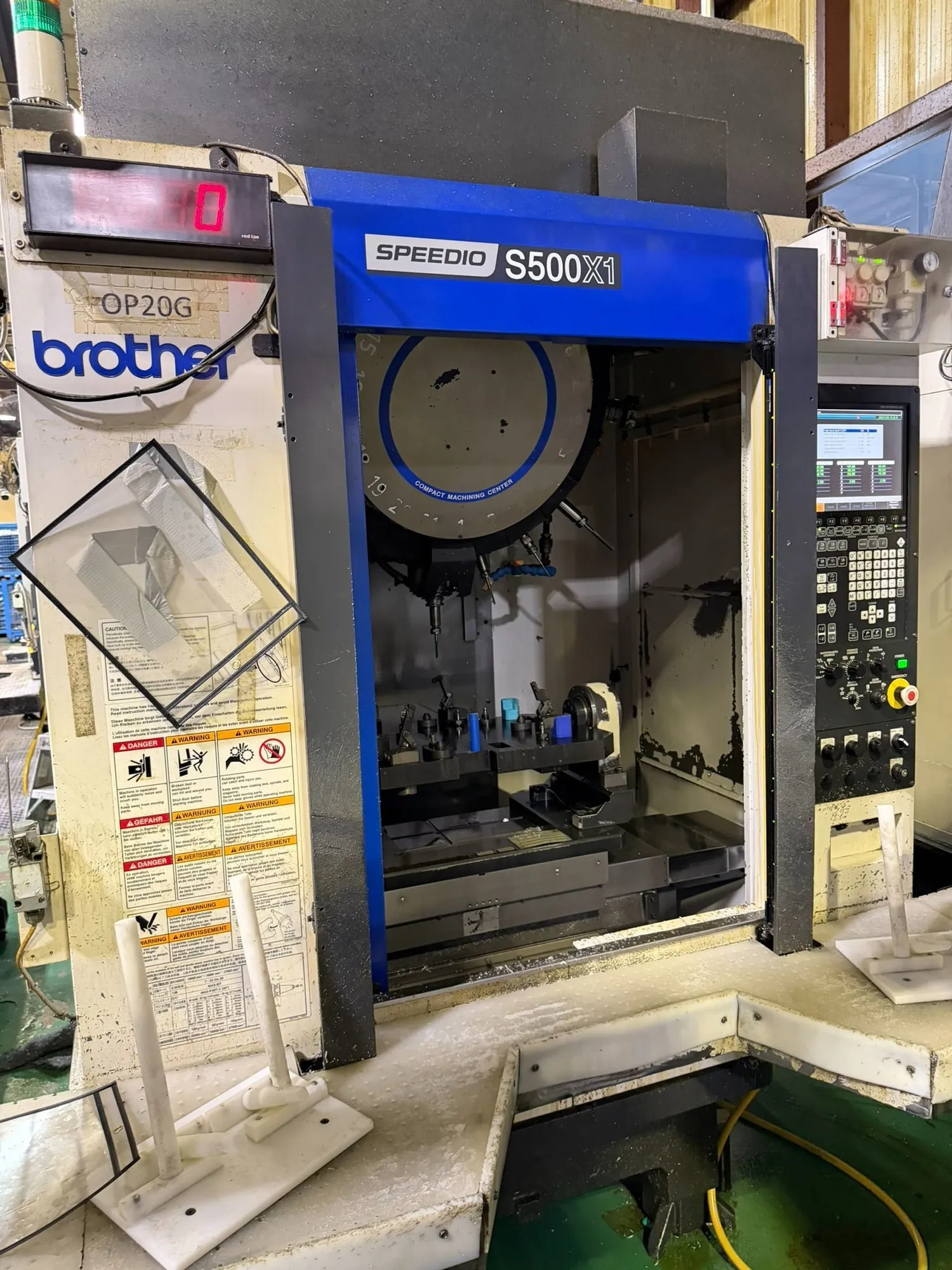 2015 BROTHER SPEEDIO S500X1 Vertical Machining Centers CNC 13572 | CNC ...