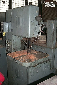 Used GROB NS18 Vertical Band Saw 19409 | Kempler Industries