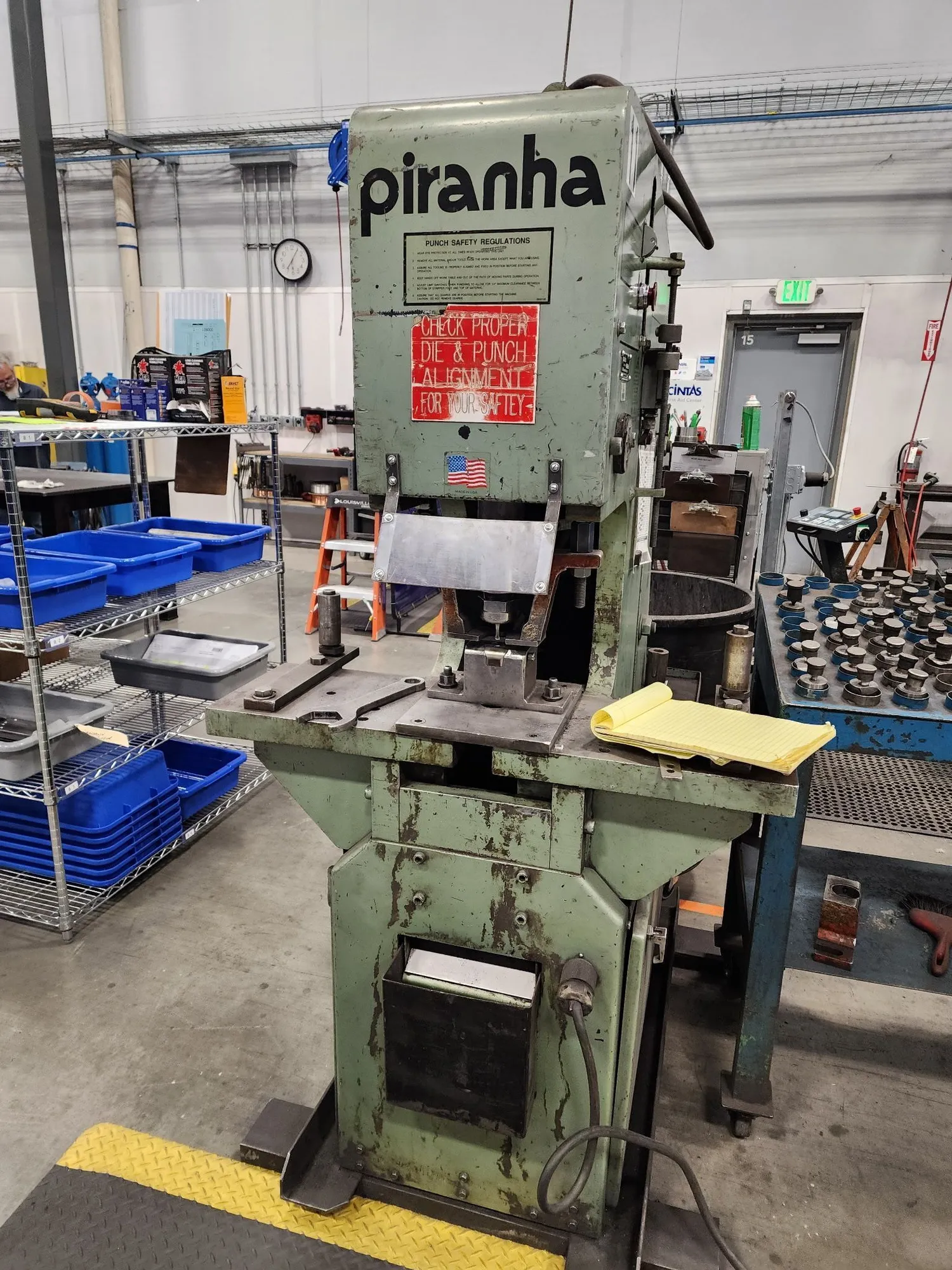 Used PIRANHA SEPP65 Single End Punches 1880 | Bud's Equipment Sales