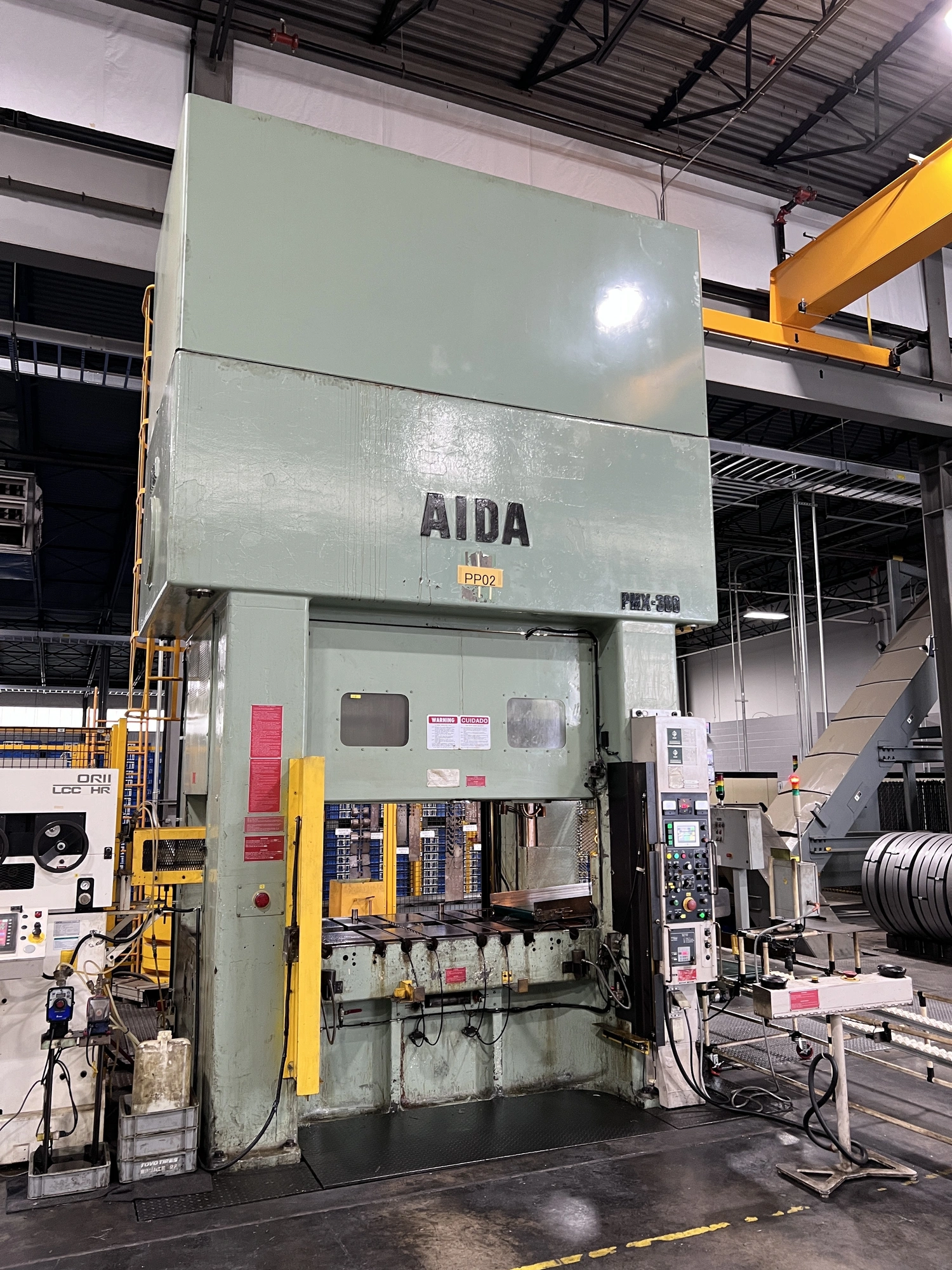 Used 2017 AIDA PMX-L2-300H-1 Straight Side Double Crank Press 12078 ...