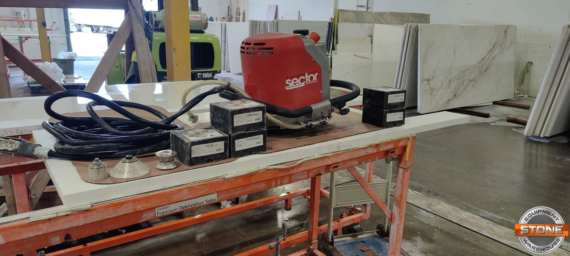 Used 2015 GHINES SECTOR Edge Polishers 18245 | STONE EQUIPMENT WAREHOUSE