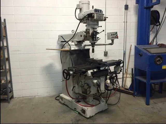 Used MODERN MODEL 857II VERTICAL MILL Milling-Vertical Mills 69991 ...