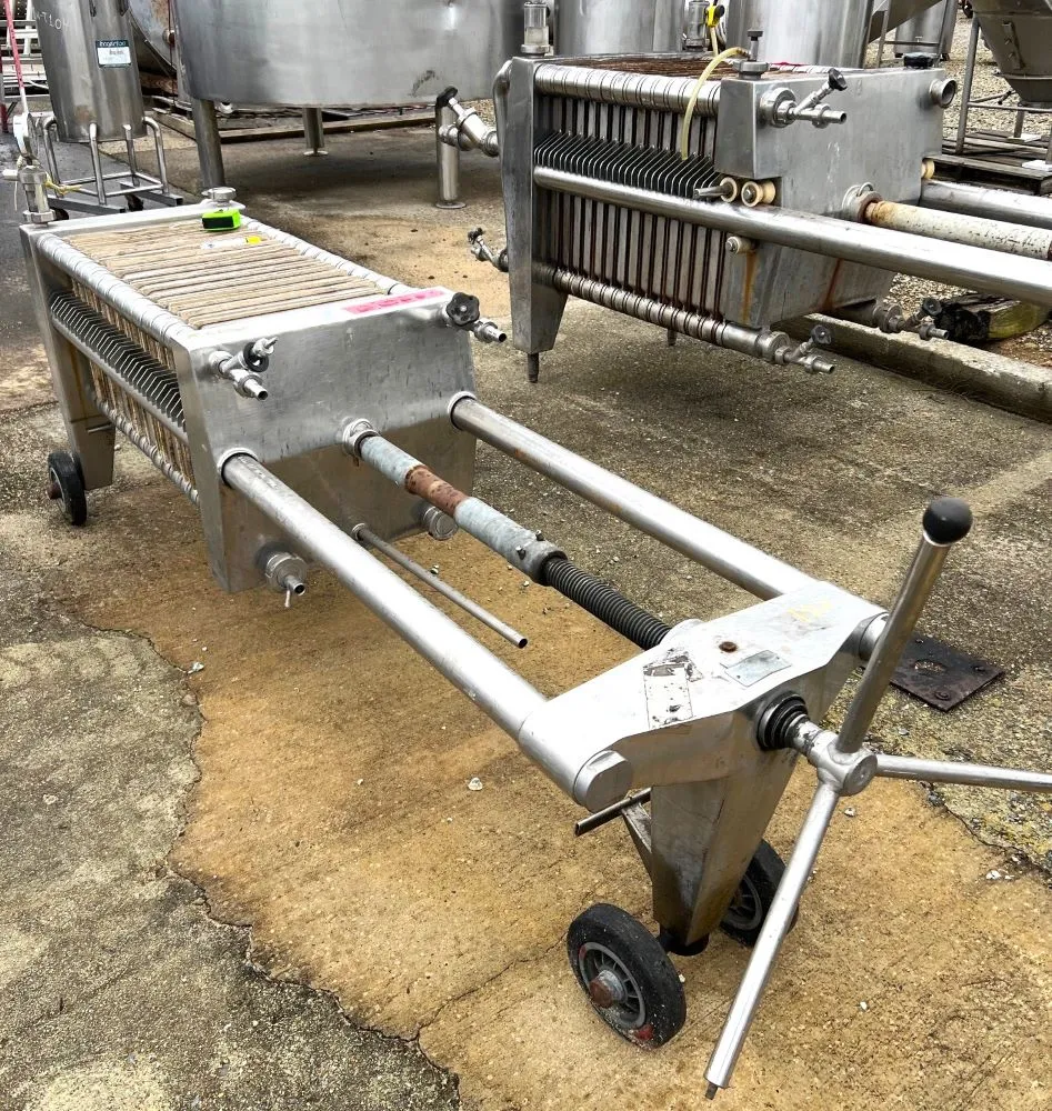 Seitz-Werke Stainless Steel Plate and Frame Filter Press, Type 101 for ...
