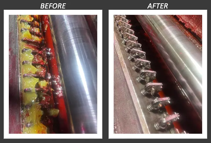Before & After: A Successful Web Press Fix | Pressroom Solutions LLC