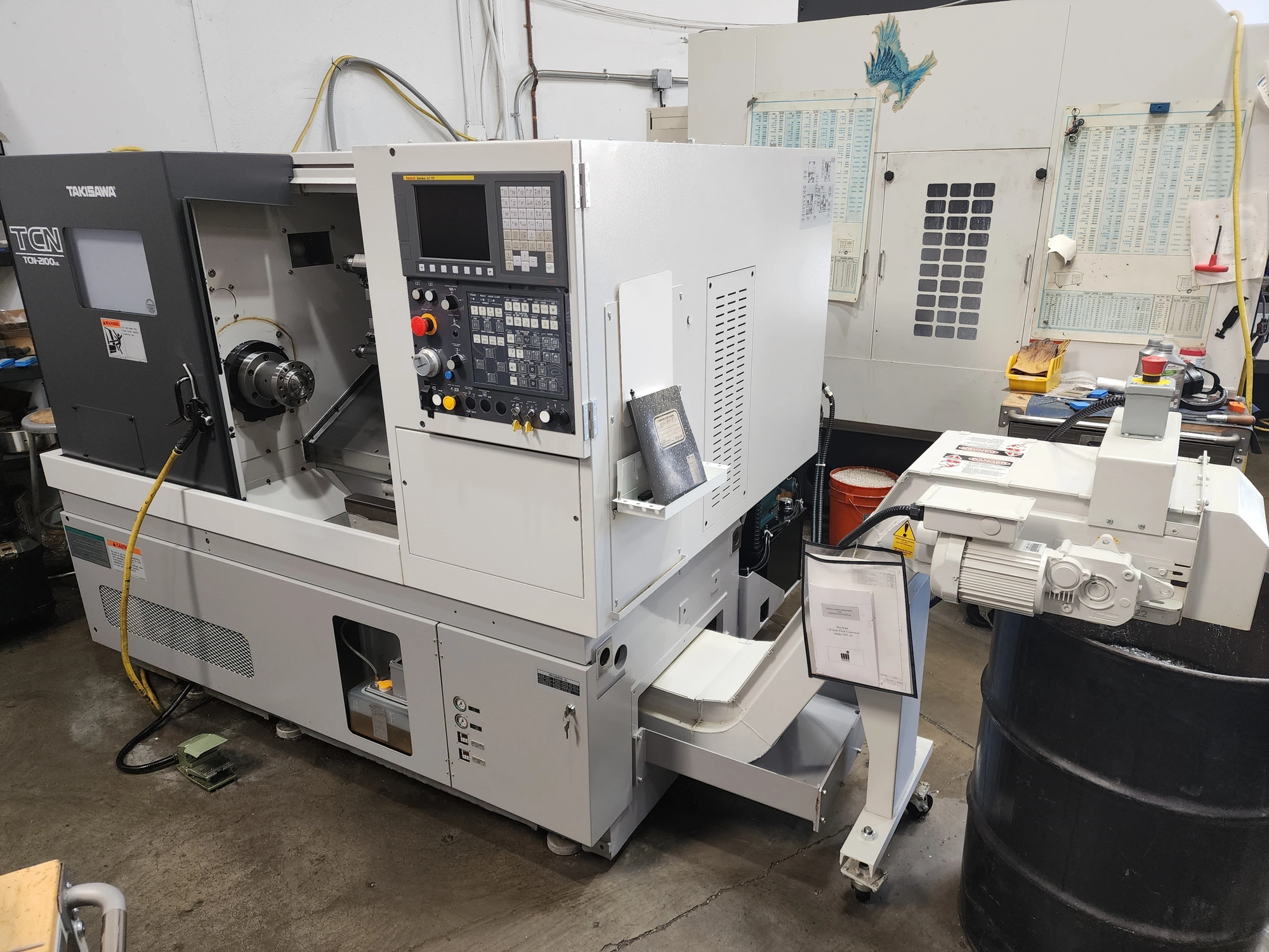 Used 2019 TAKISAWA TCN-2100 L6 CNC Lathes 9114 | Silverlight CNC, Inc