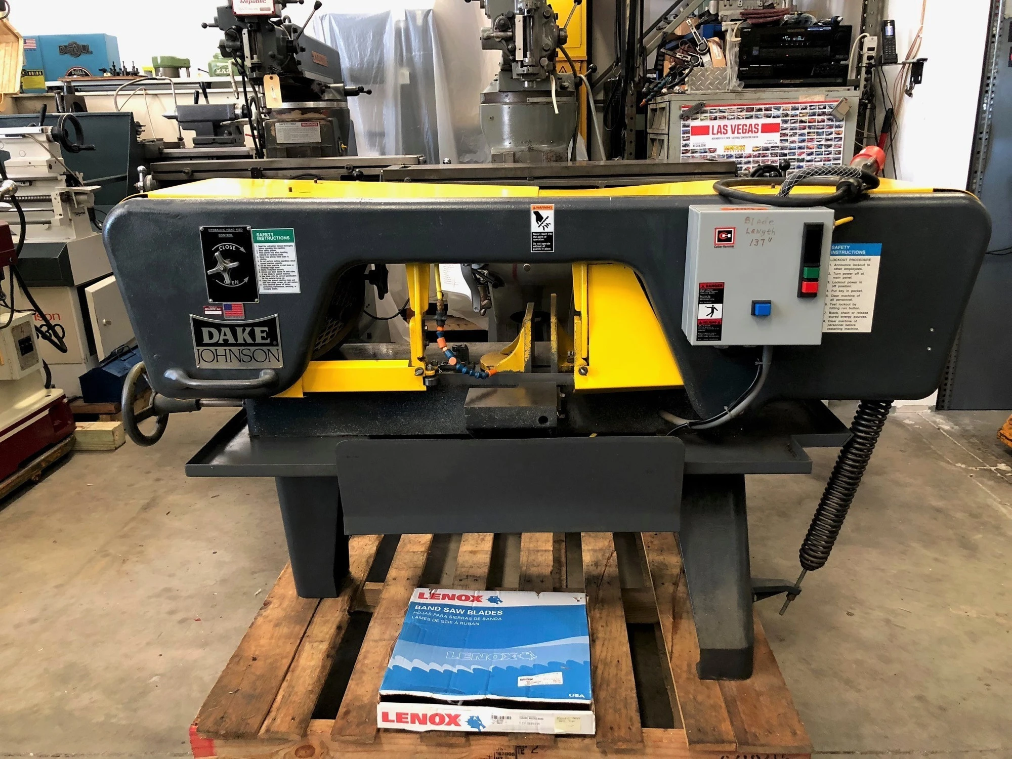 Used DAKE JOHNSON JH-10 Horizontal Band Saws 4894 | GMT